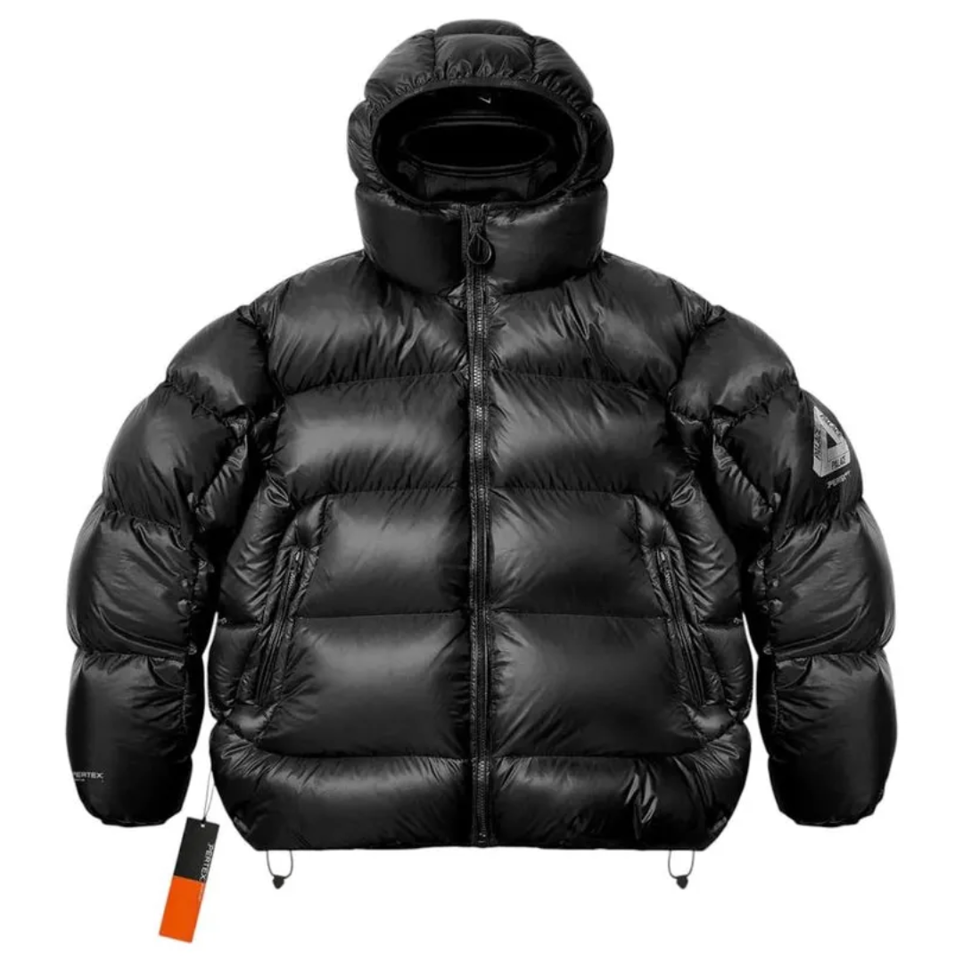 Palace Pertex Opaque Balaclava Puffer Jacket Black - KICKS ZONE