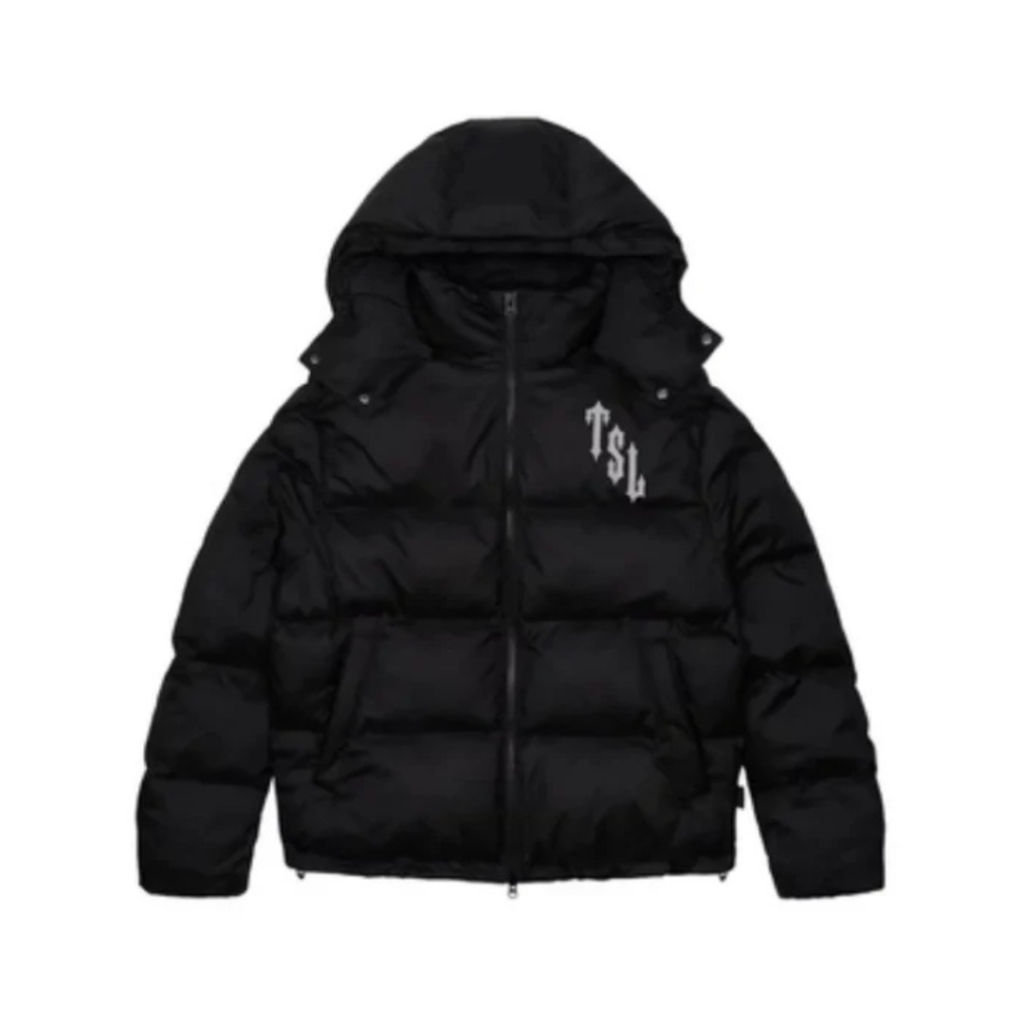Trapstar Shooters Hooded Puffer Black Reflective - KicksZone