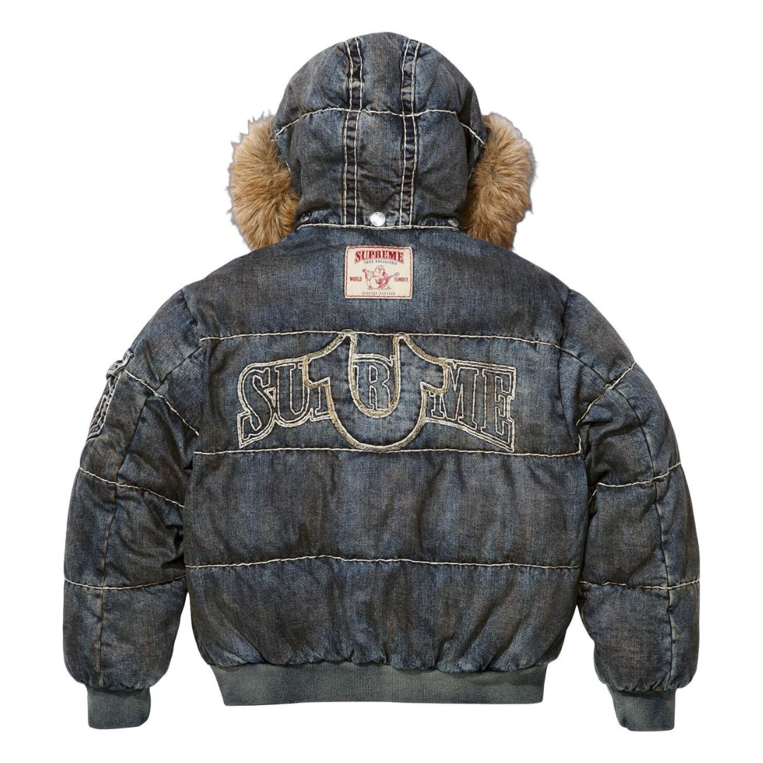 Kurtka Supreme x True Religion Puffer Jacket - KicksZone